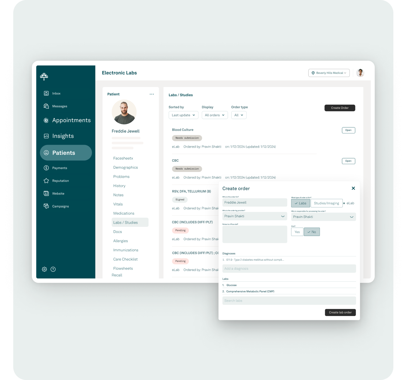 eLabs Software for Digital Lab Ordering | Tebra